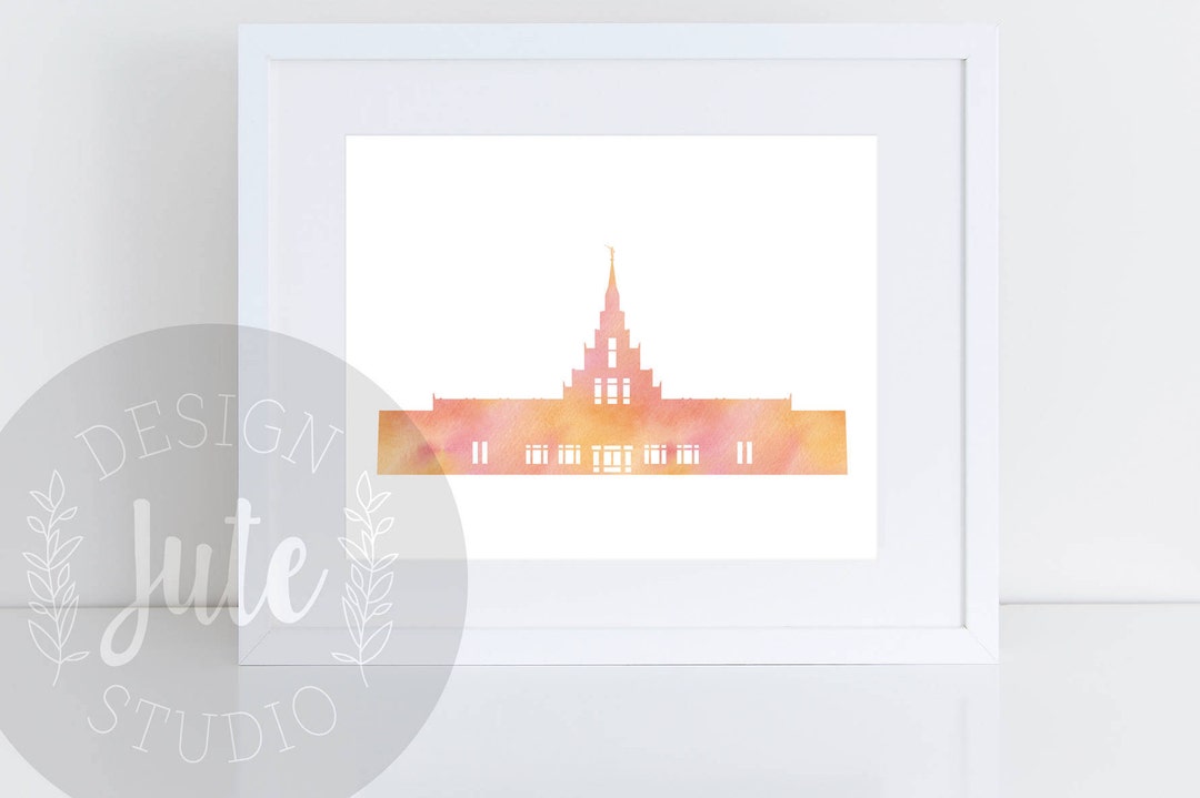 Phoenix Arizona Temple LDS Temple Printable Art Instant Download Faux ...