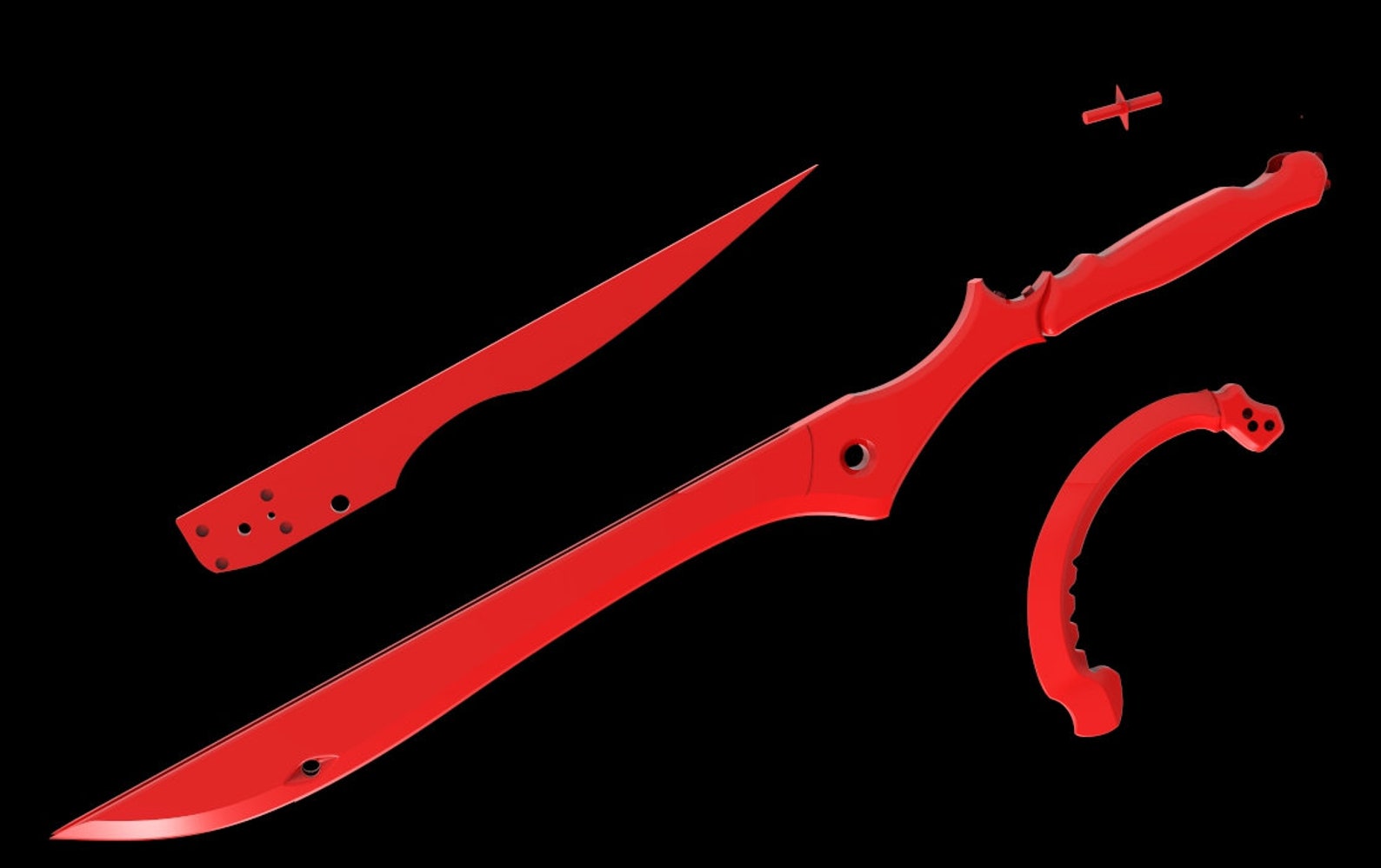 Kill La Kill Scissor Blade 3D PRINTABLE FILES - Etsy