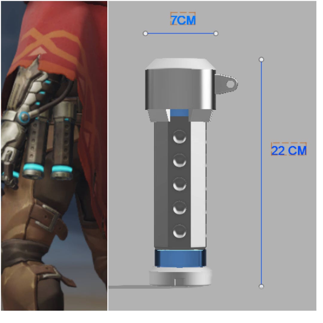Classic Skin Mccree Flashbang 3D PRINTING FILES!! - Etsy