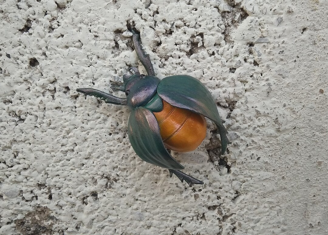 Beetle Brooch Leather Brooch Spring Beetle Joke Gifts Leather Art Funny ...