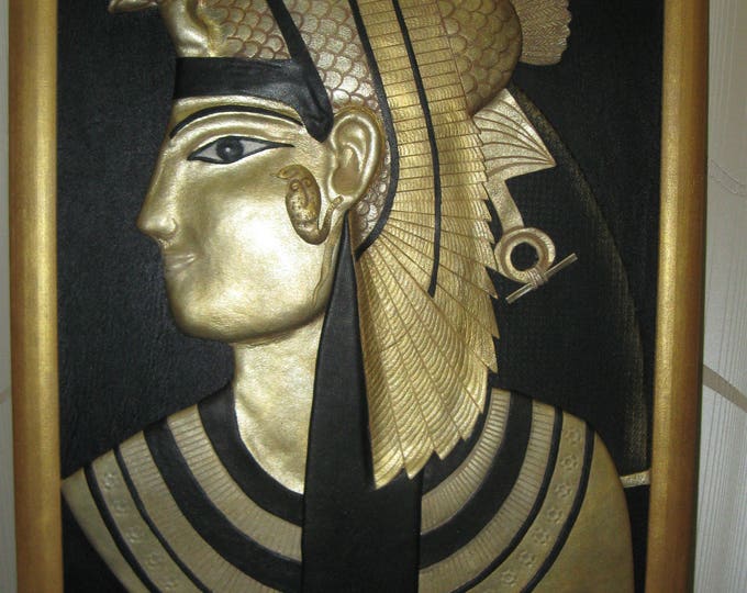 Leather Art Egyptian Decor Egyptian Style Egyptian Queen - Etsy