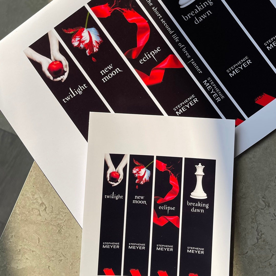 Twilight Book Stack / Stephenie Meyer / the Twilight Saga / Bookish Art ...
