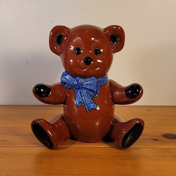 Teddy Bear Bank - Etsy