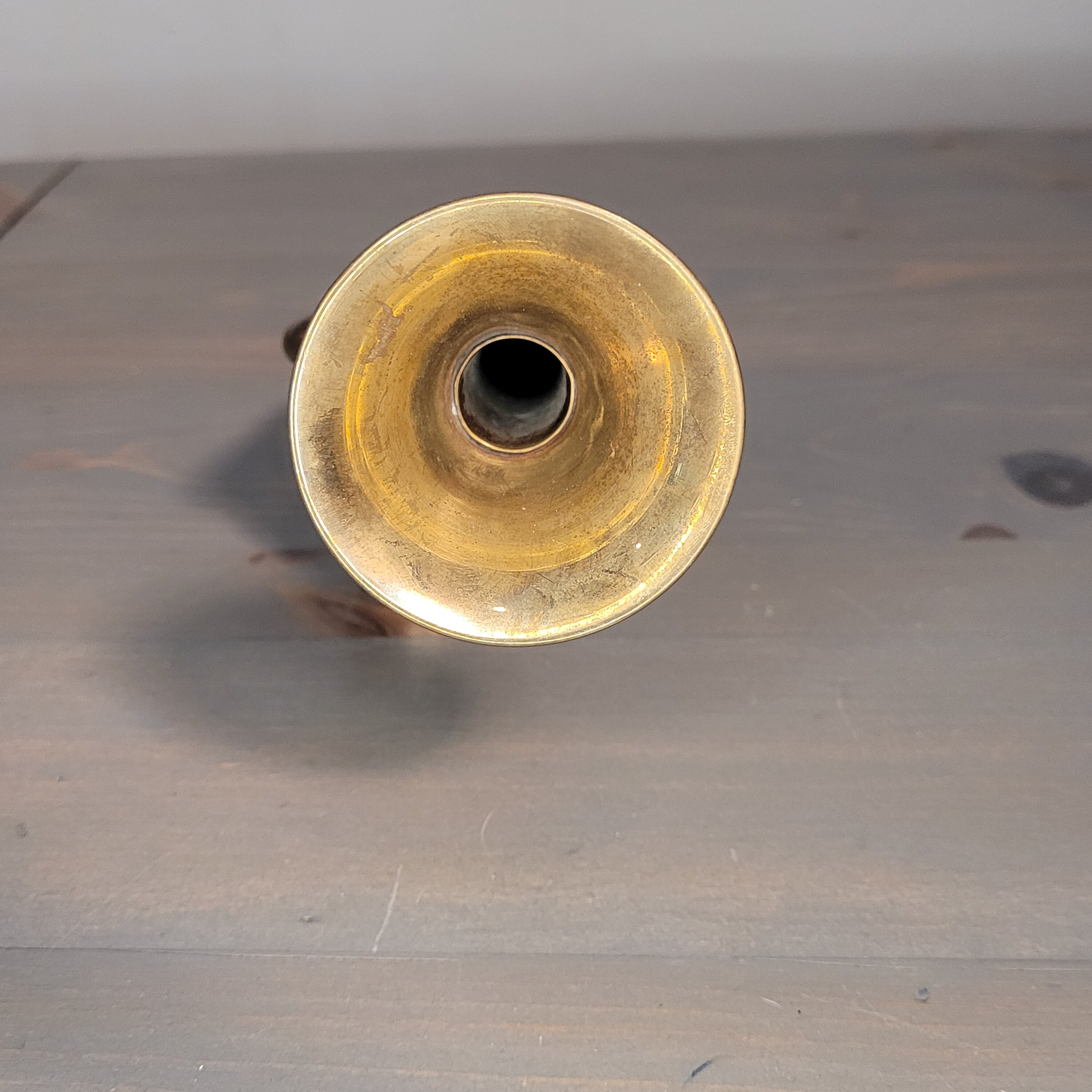 Vintage Brass Bugle, Music Room Decor Charge Horn Artillery Bugle Retro ...