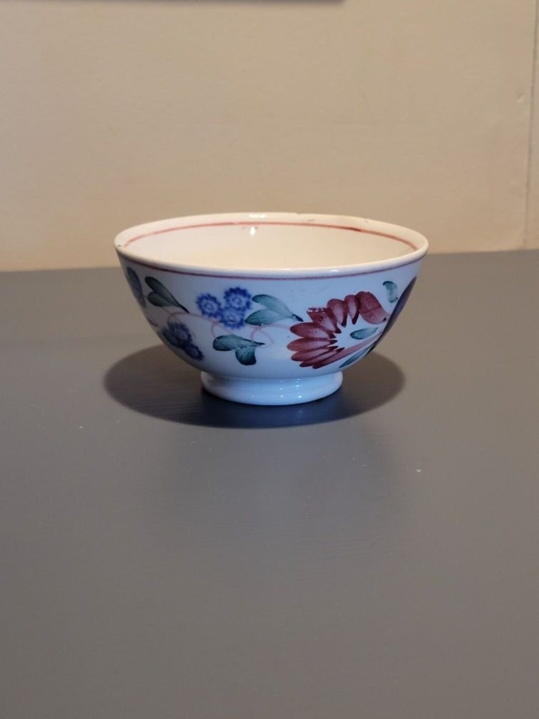 Antique Hand Painted Refuse Bowl for Discarded Tea Leaves Circa 1880-90 ...