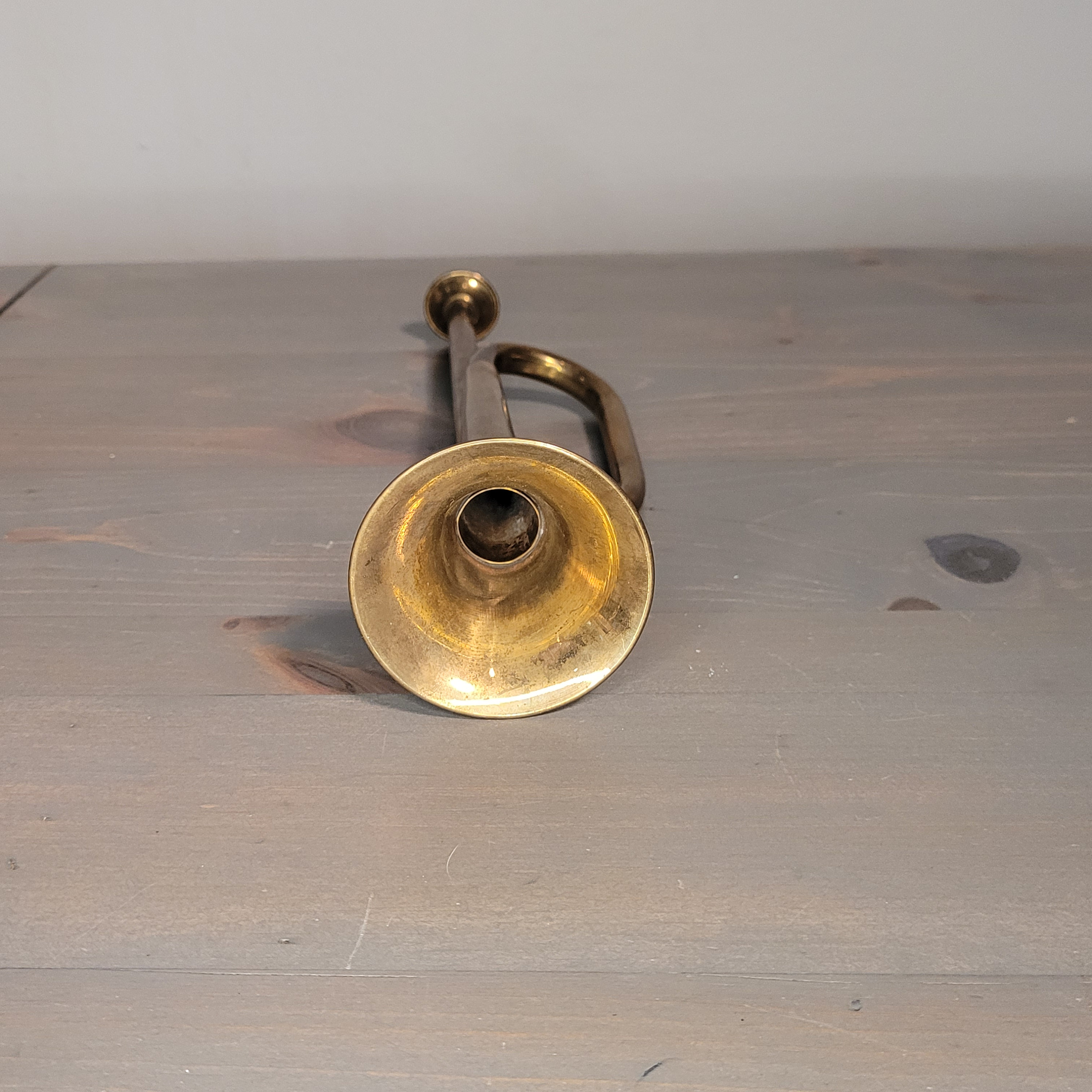 Vintage Brass Bugle, Music Room Decor Charge Horn Artillery Bugle Retro ...