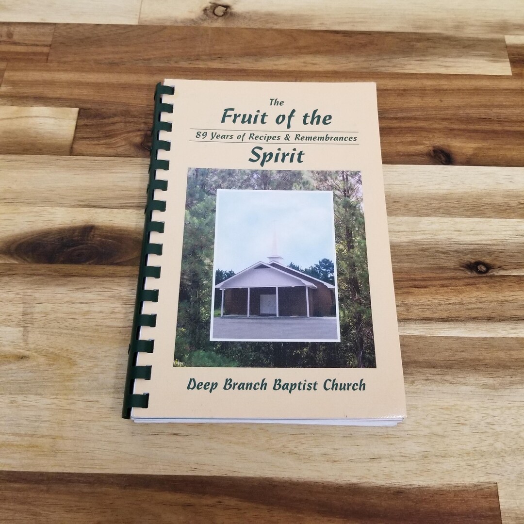 Vintage the Fruit of the Spirit Spiral Bound Cookbook Deep Branch ...