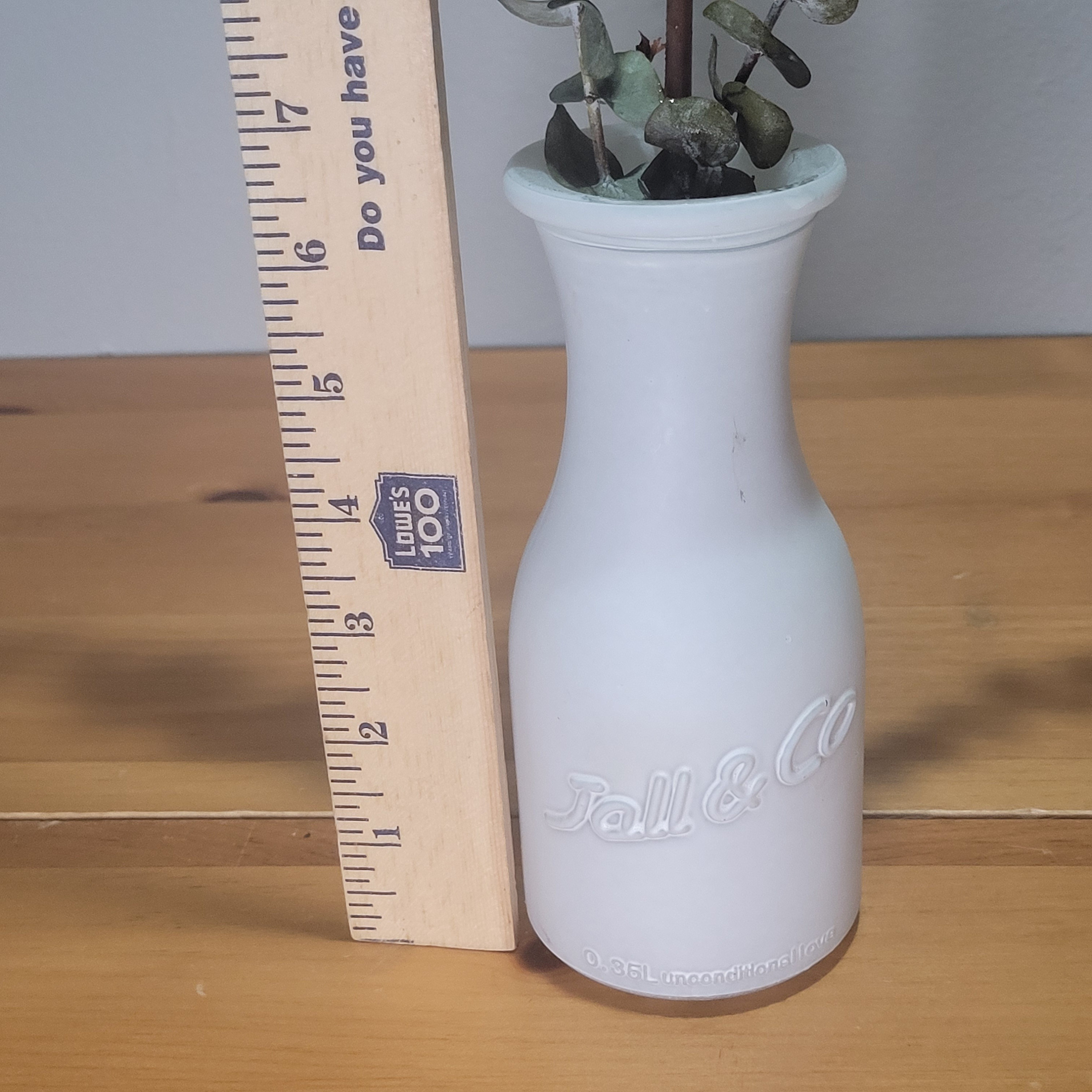 RARE HTF Vintage 0.35L White Milk Glass Collectible Retro - Etsy