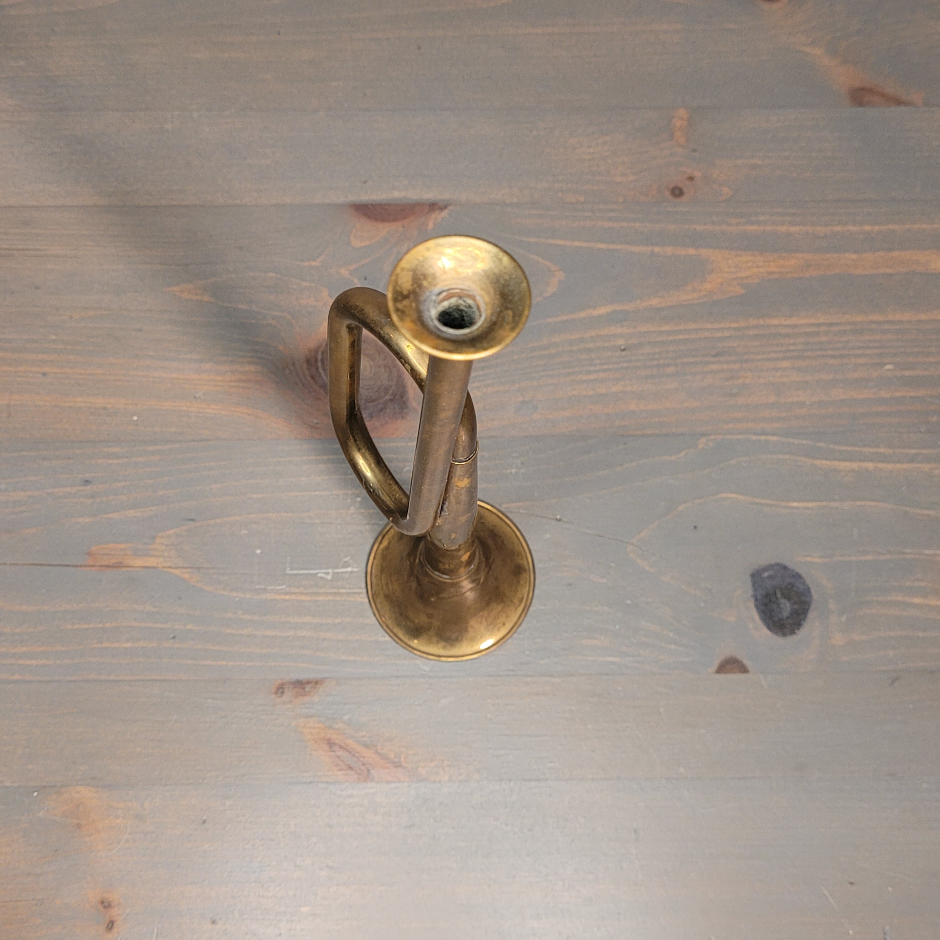 Vintage Brass Bugle, Music Room Decor Charge Horn Artillery Bugle Retro ...