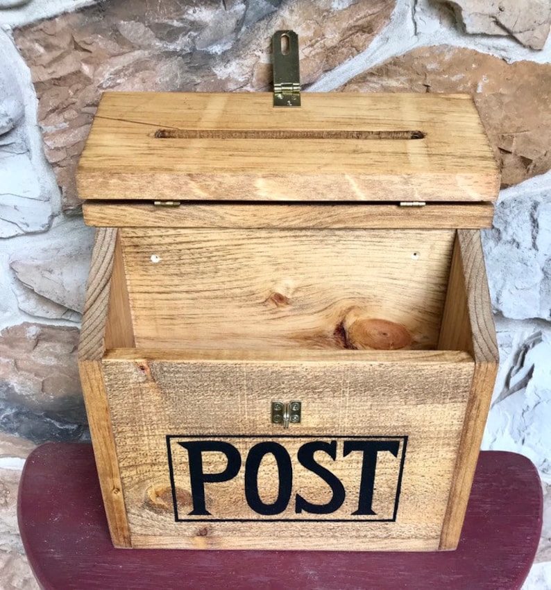 Locking Hanging Mail Box Locking Mail Box Post Box With - Etsy