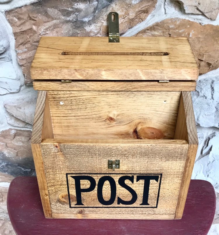 Locking Hanging Mail Box Locking Mail Box Post Box With - Etsy