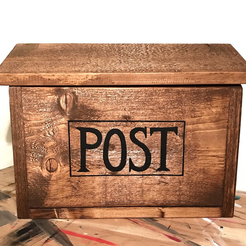 Wood Mail Box - Etsy