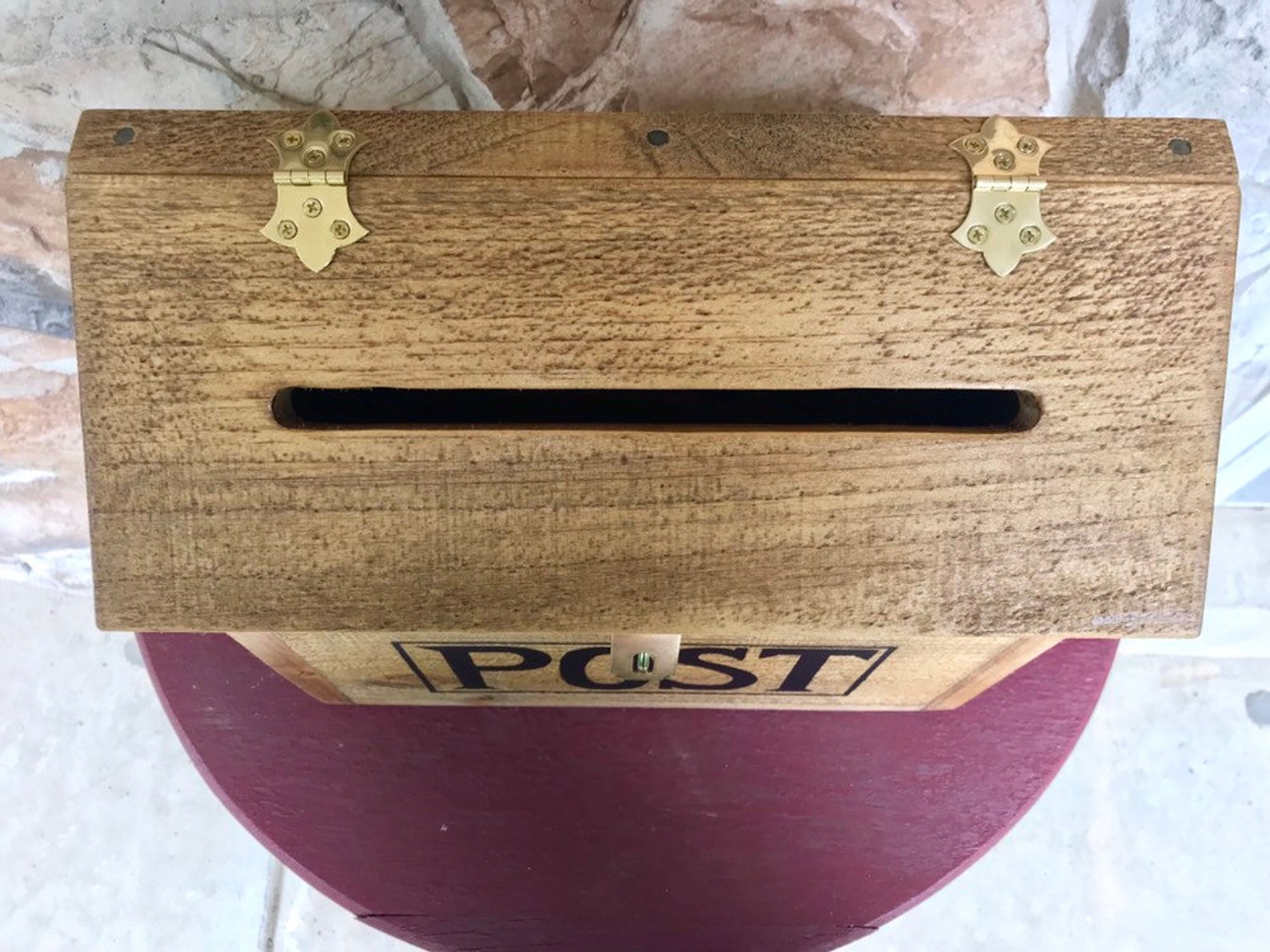 Locking Hanging Mail Box Locking Mail Box Post Box With - Etsy