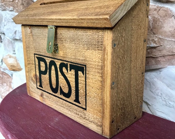 Locking Hanging Mail Box, Locking Mail Box, Post Box With Slot, Hanging ...