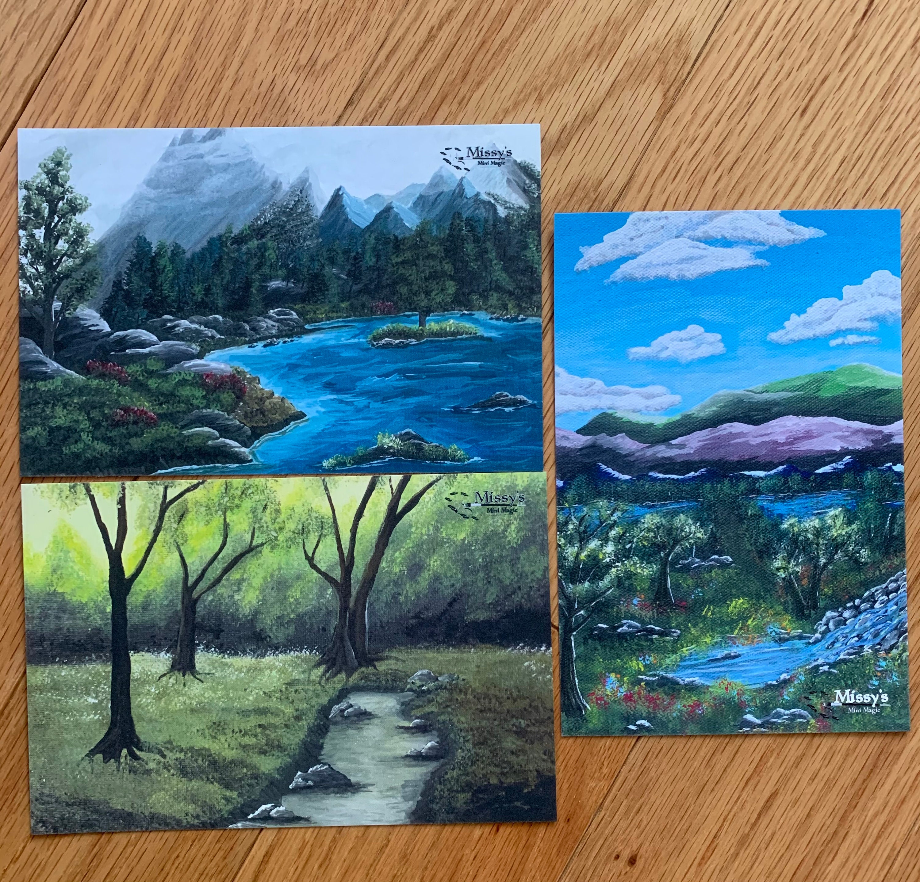 4 x 6 Fantasy Forests Postcard Collection 100% - Etsy.de