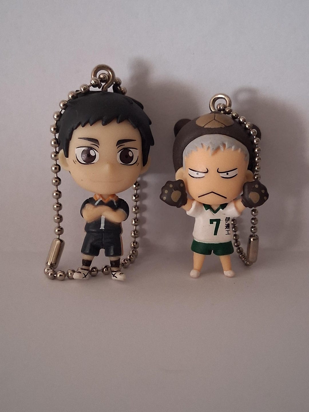 Haikyuu! Aone Takanobu Kigurumi Mascot & Daichi Sawamura Keychain ...