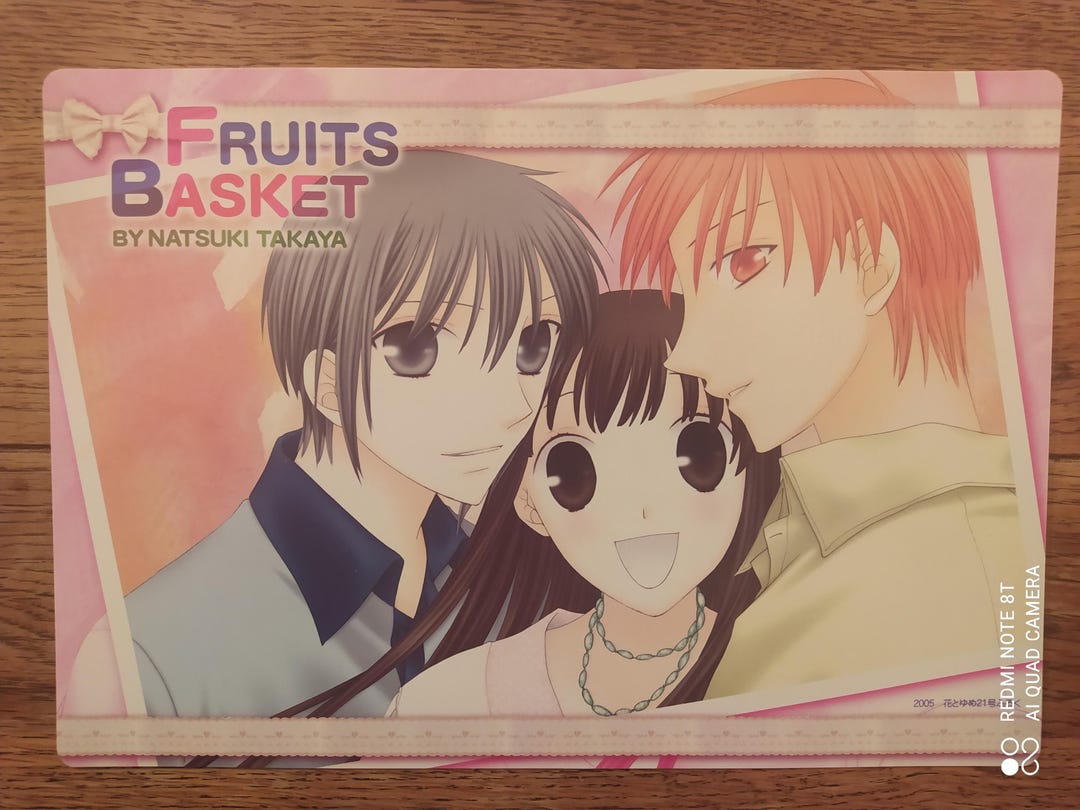 Rare 2005 Manga Fruits Basket Natsuki Takaya Soft Shitajiki Mouse Pad ...