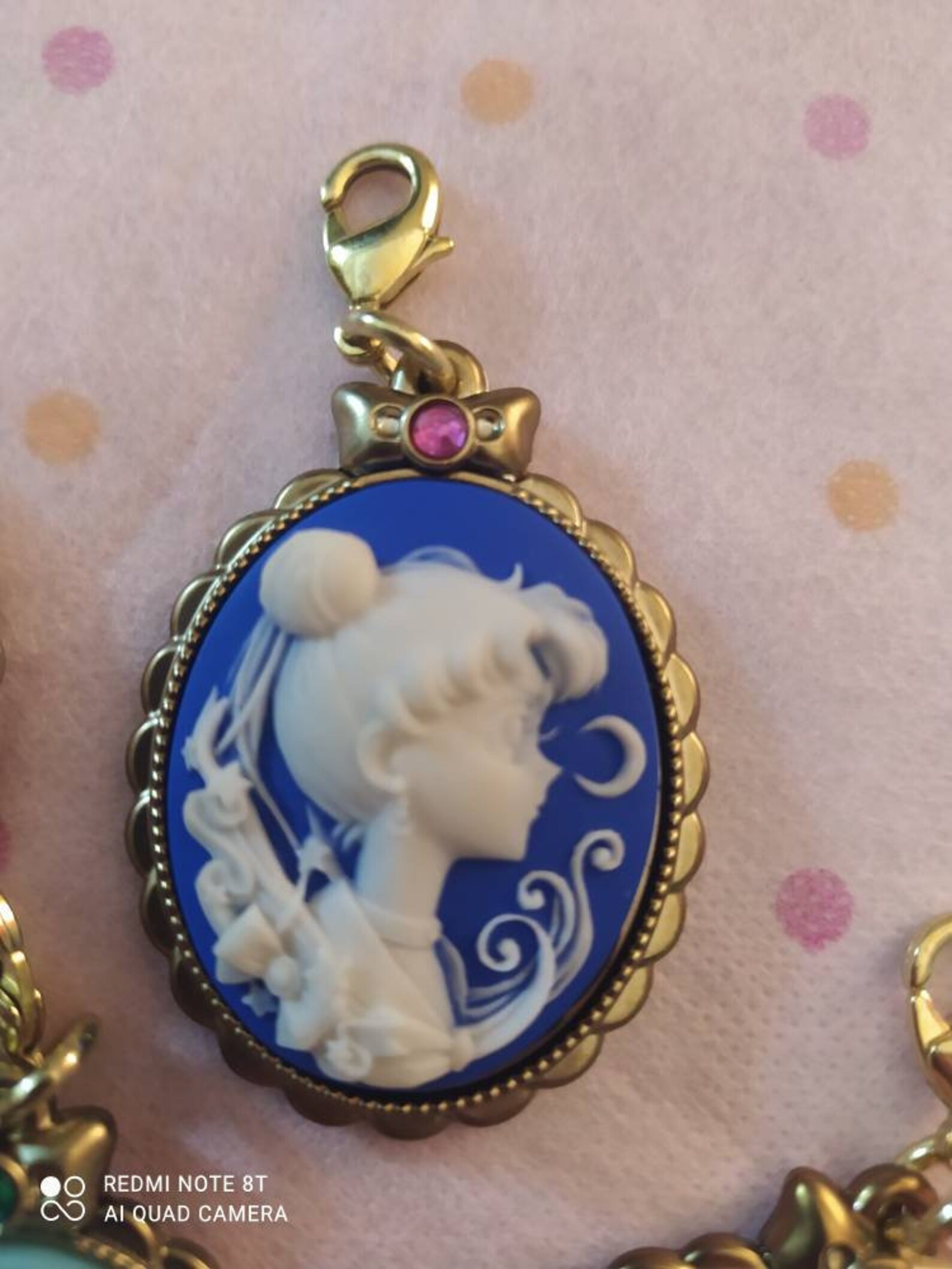 Kawaii Sailor Moon Cameo Charm Crystal Serenity Venus Jupiter Mwrcury ...