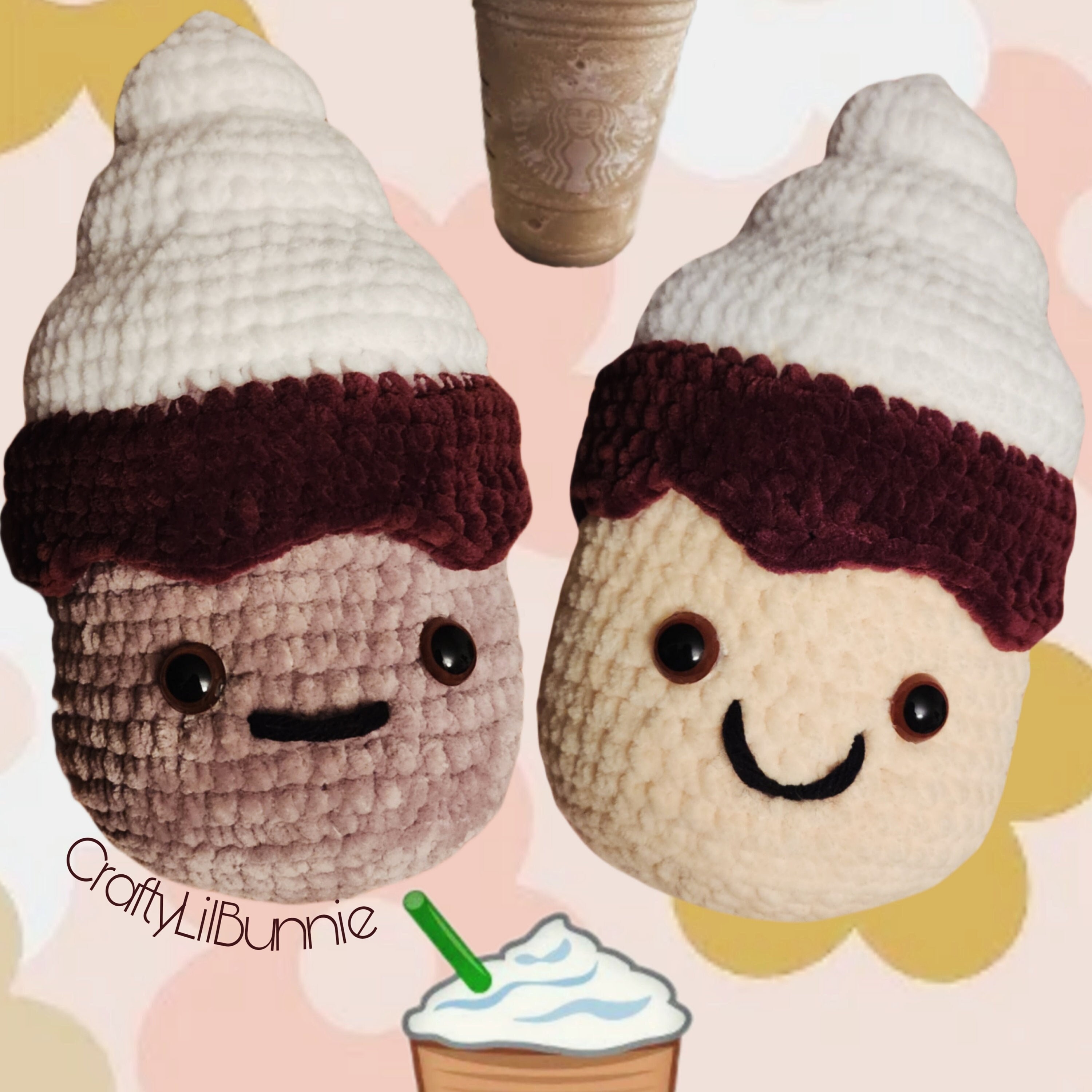 Frappe/smoothie/milkshake Plushie- Sip, Snuggle, Repeat! - Etsy