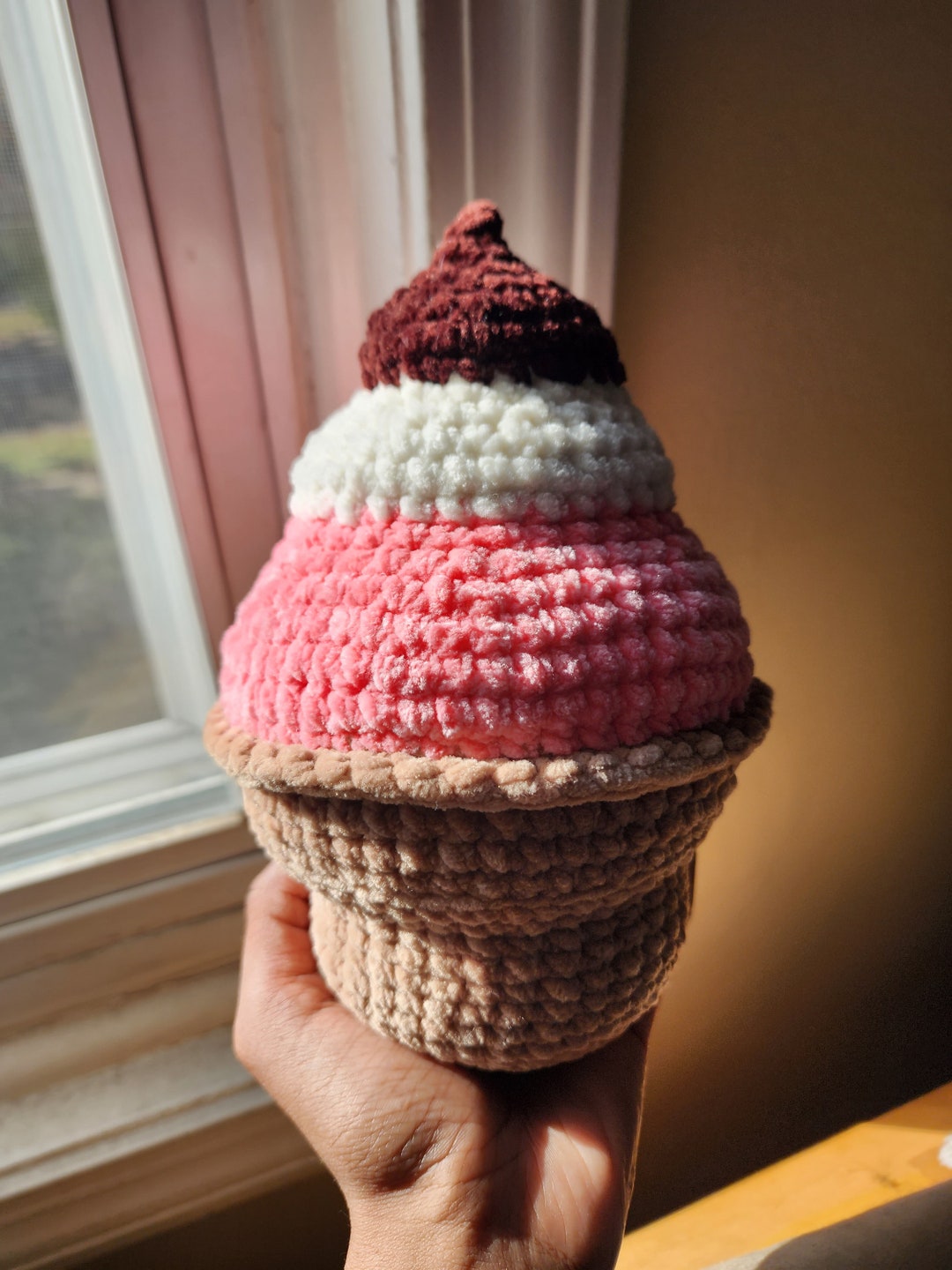Ice Cream/ Froyo Plushie - Etsy