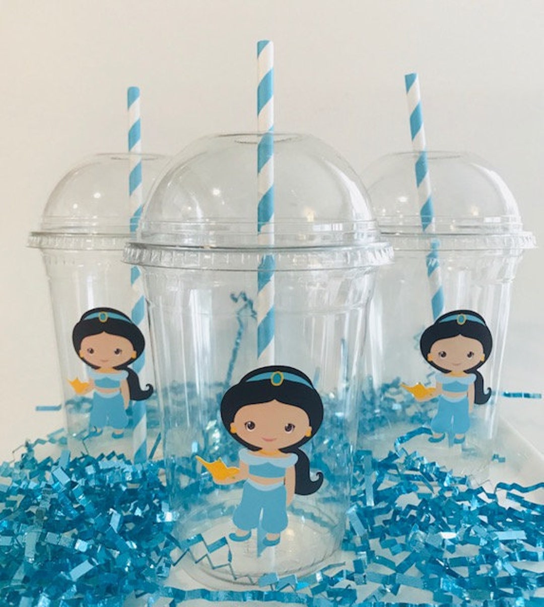 Princess Jasmine Party Favor 12 Cups Jasmine Birthday Jasmine Etsy