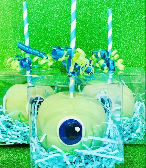 Monsters Inc Party Favor 12 Gourmet Apples Chocolate Covered | Etsy