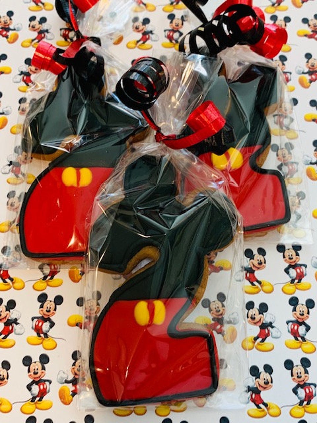 Choose Your Number Mickey Mouse Cookies 12 Mickey Mouse Birthday ...