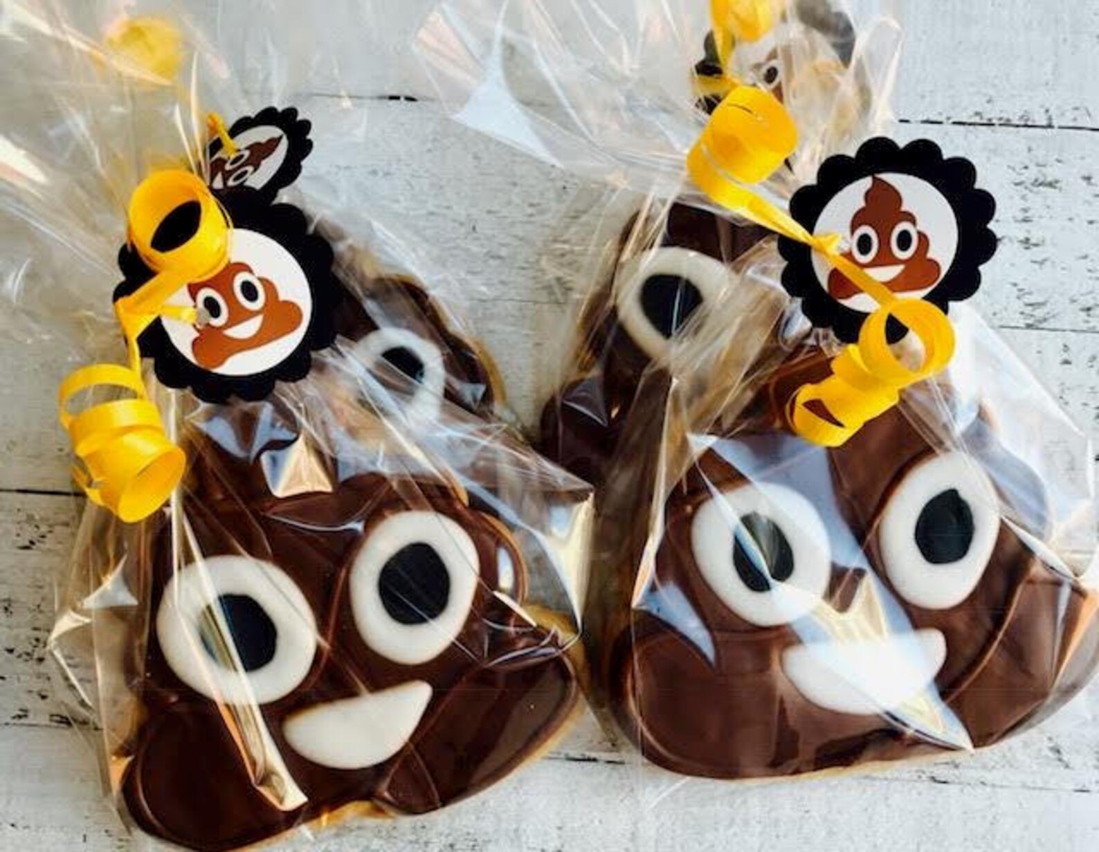 Poop Emoji Party Favor 12 Cookies Poop Emoji Birthday Poop | Etsy