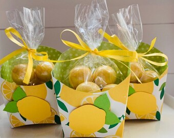 Lemon Favor Boxes | Etsy