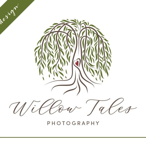 Willow Tree Logo Logo Design Photography Logo and Watermark - Etsy