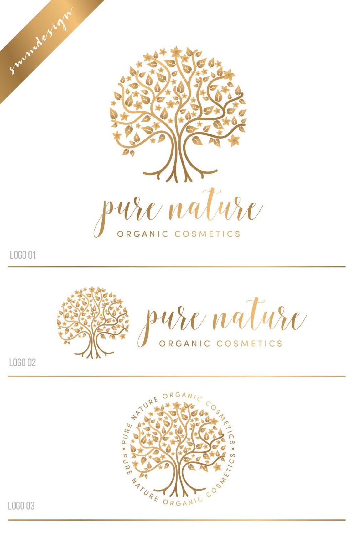 Tree logo Photography logo and watermark Nature logo Sakura | Etsy