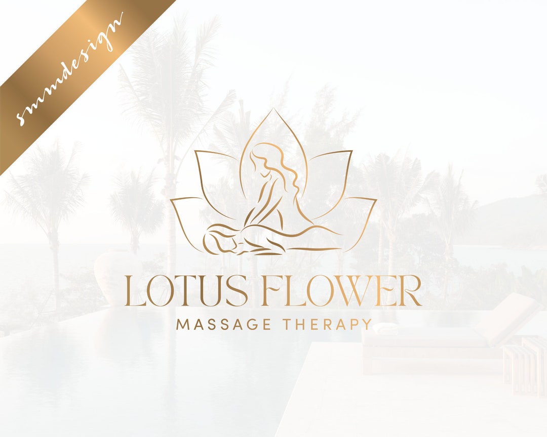 Massage Therapy Logo Massage Logo Massage Therapist Logo Massage Oil Logo Spa Logo Wellness