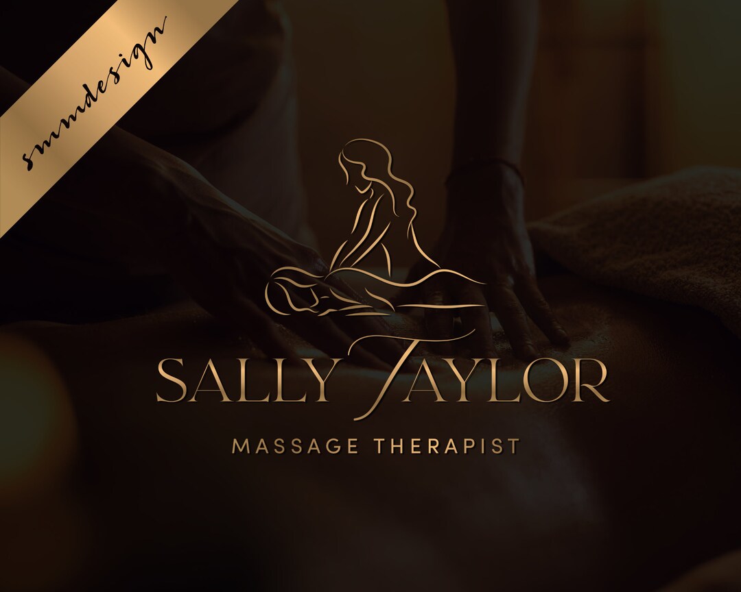 Minimalist Massage Therapist Logo: Spa & Wellness Design - Etsy