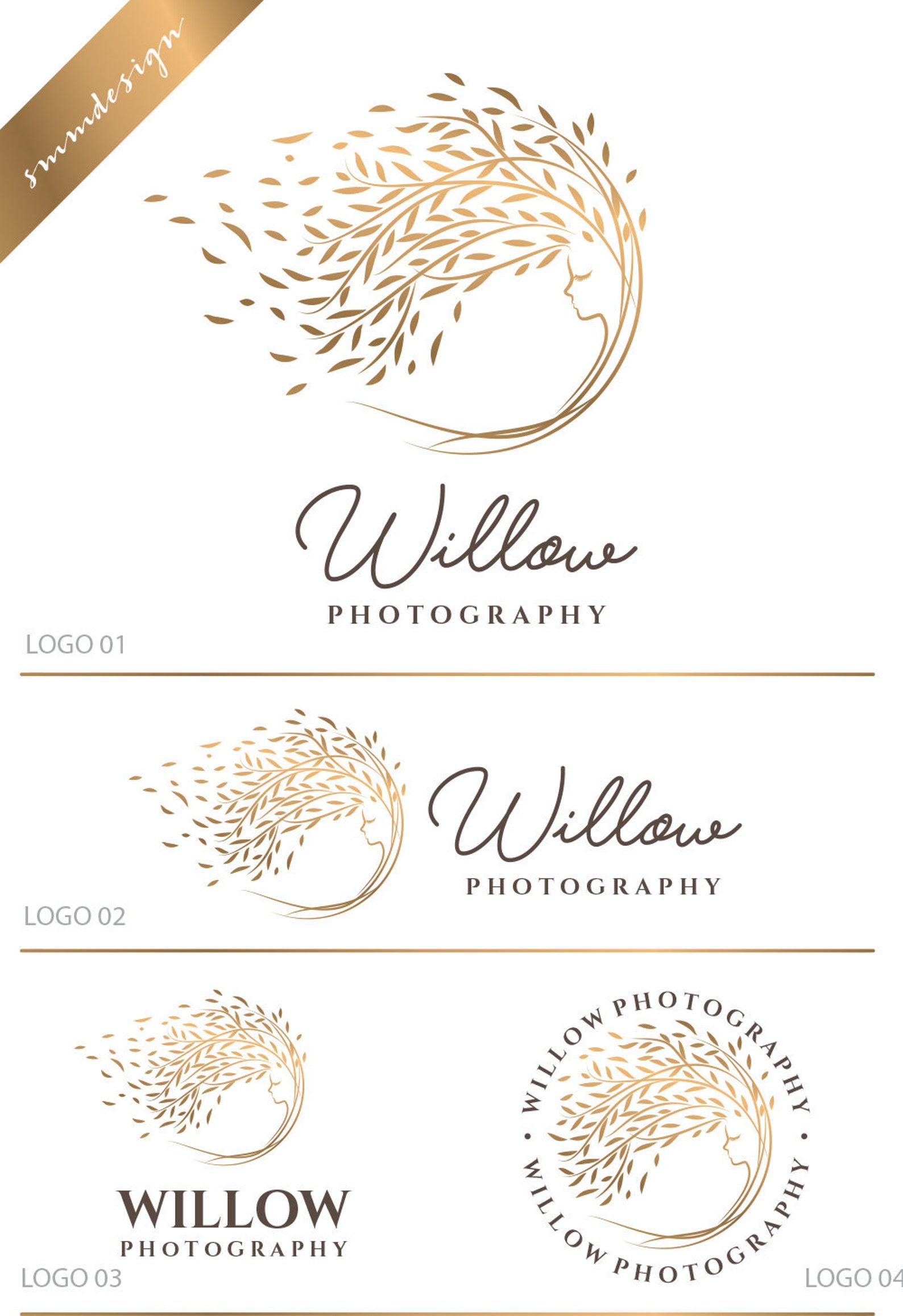 Logo Design Willow Tree Logo Photography Logo and Watermark - Etsy
