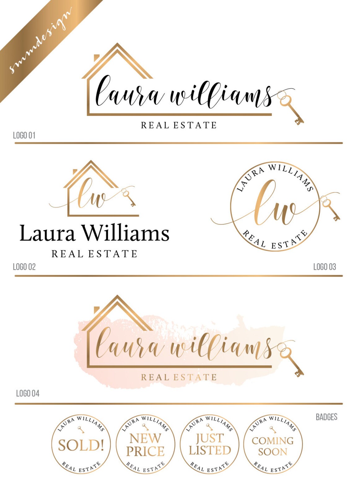 Custom Logo Design, Realty, Real Estate Branding, Real Estate Logo ...