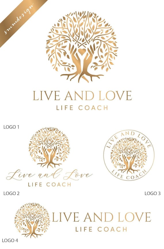 Tree Logo With Hands Life Coach Logo Design Photography Logo | Etsy