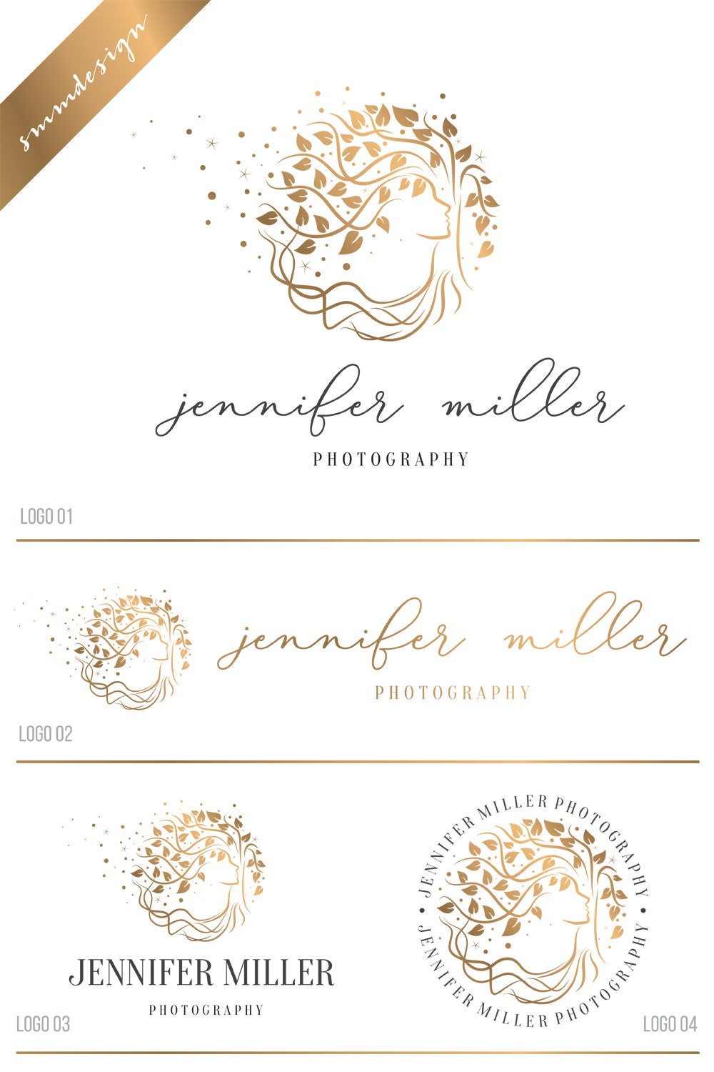 Photography Logo and Watermark Tree Logo Wedding Logo Small - Etsy