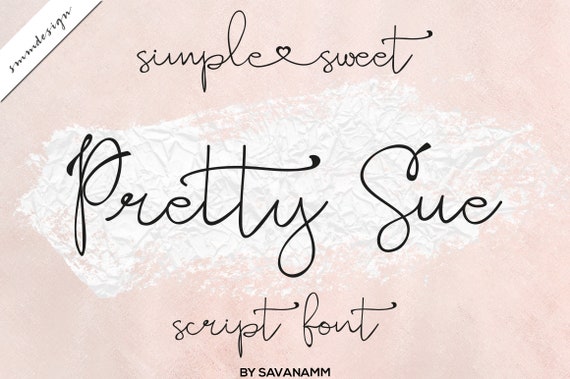 Handwritten Font Script Font Commercial Use Font Hand Drawn - Etsy