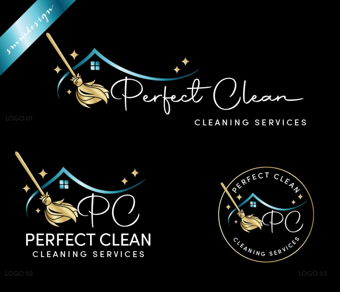 Cleaning Logo Design, Premade Logo, Cleaning Service, House Cleaning ...