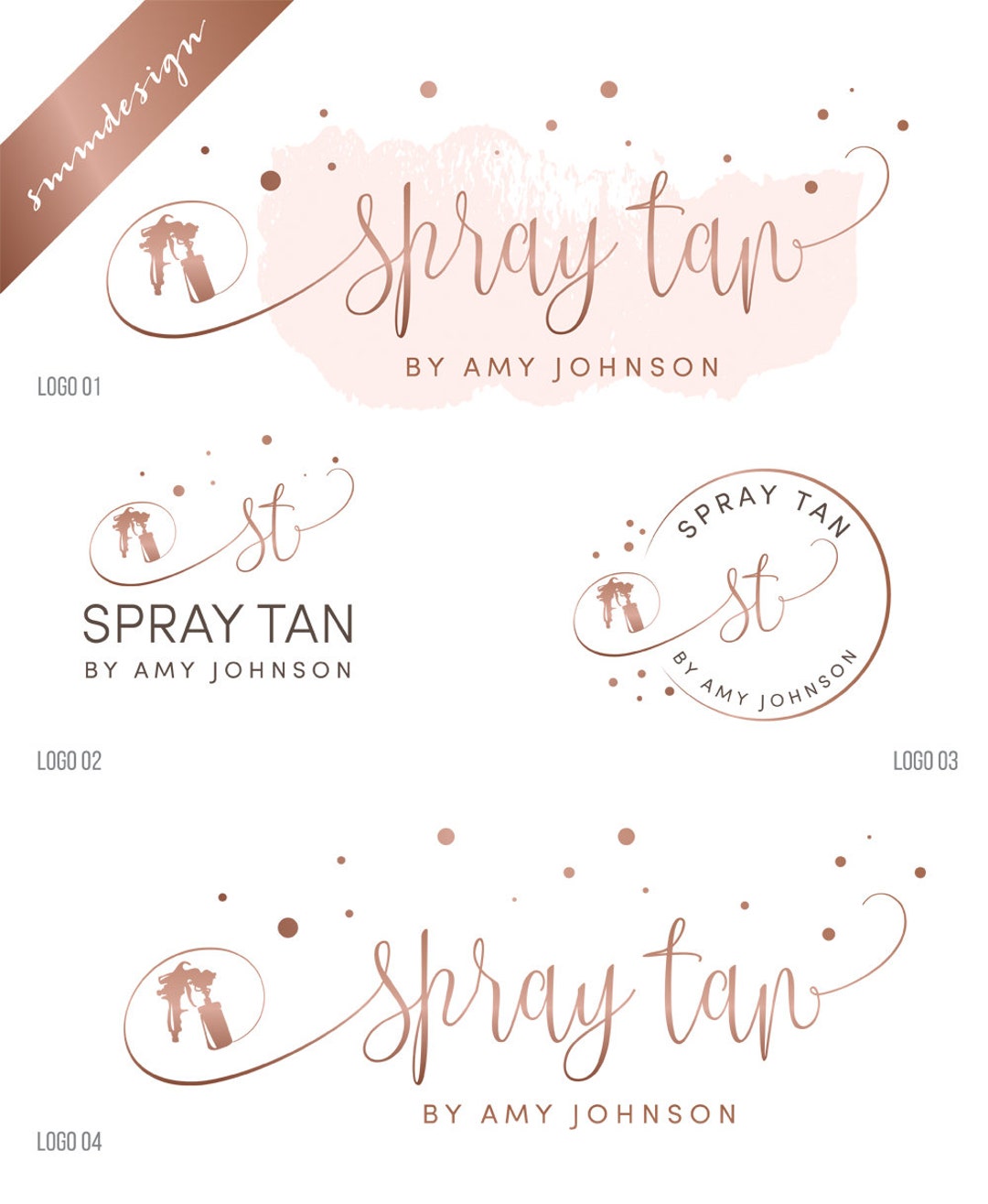 Mobile Spray Tanning Logo, Spray Tan Logo, Logo Design, Beauty Logo ...