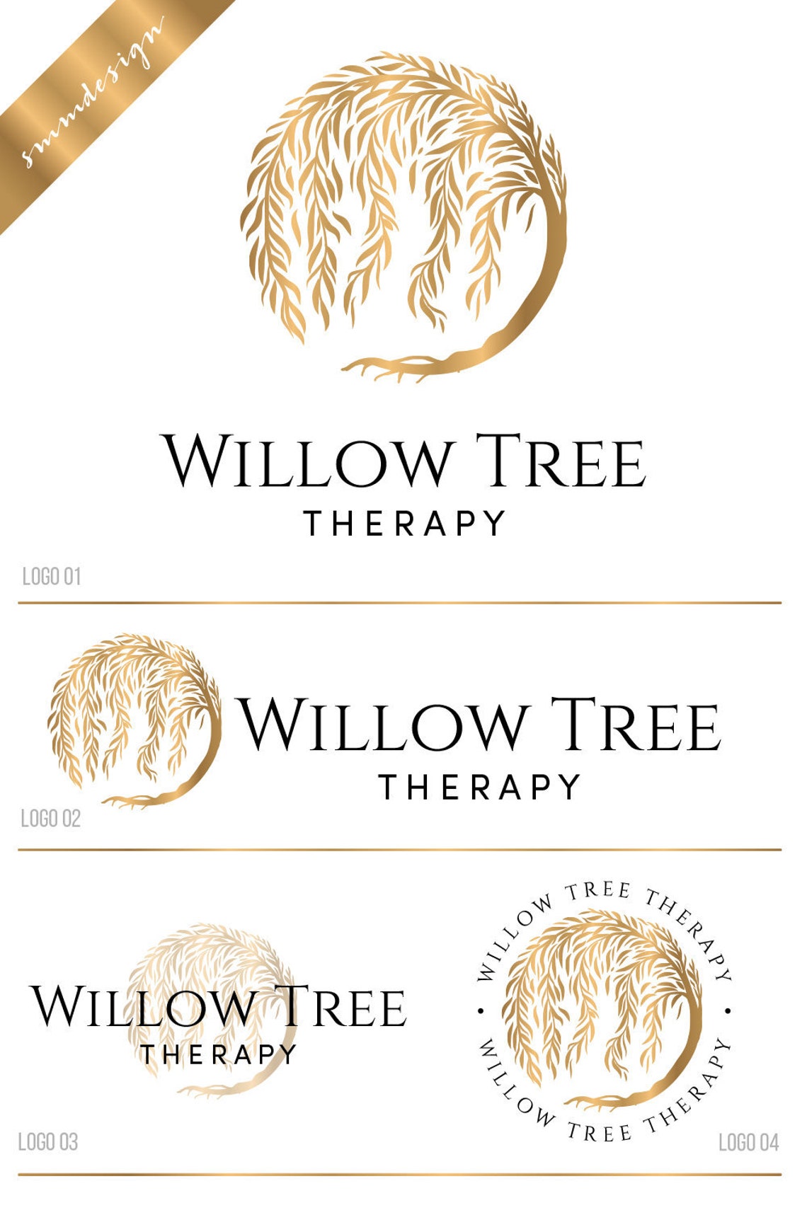 Willow Tree Logo Logo Design Photography Logo and Watermark - Etsy