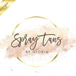 Spray Tan Logo, Mobile Tanning Logo, Logo Design, Beauty Logo, Business ...