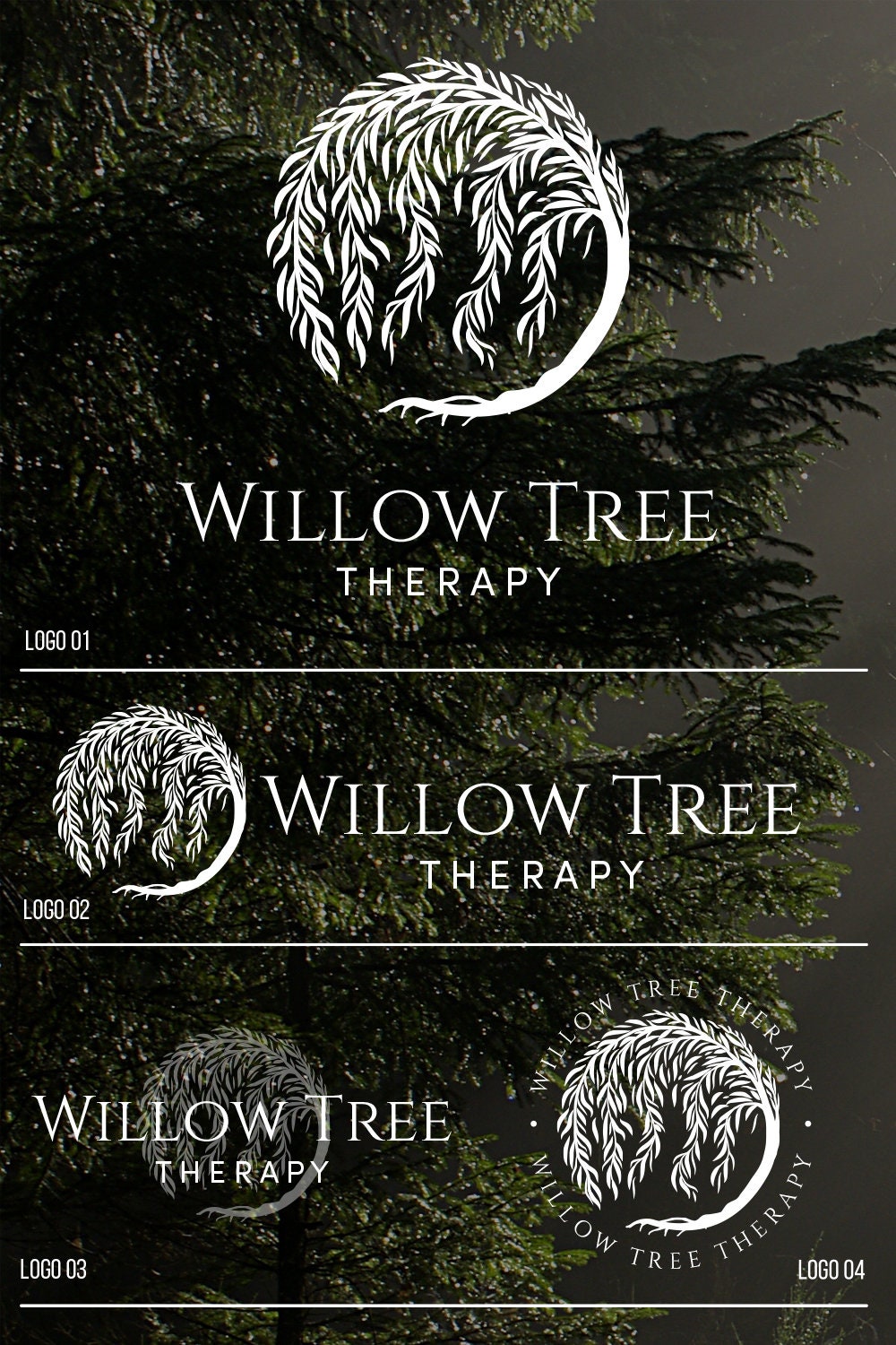 Willow Tree Logo Logo Design Photography Logo and Watermark - Etsy
