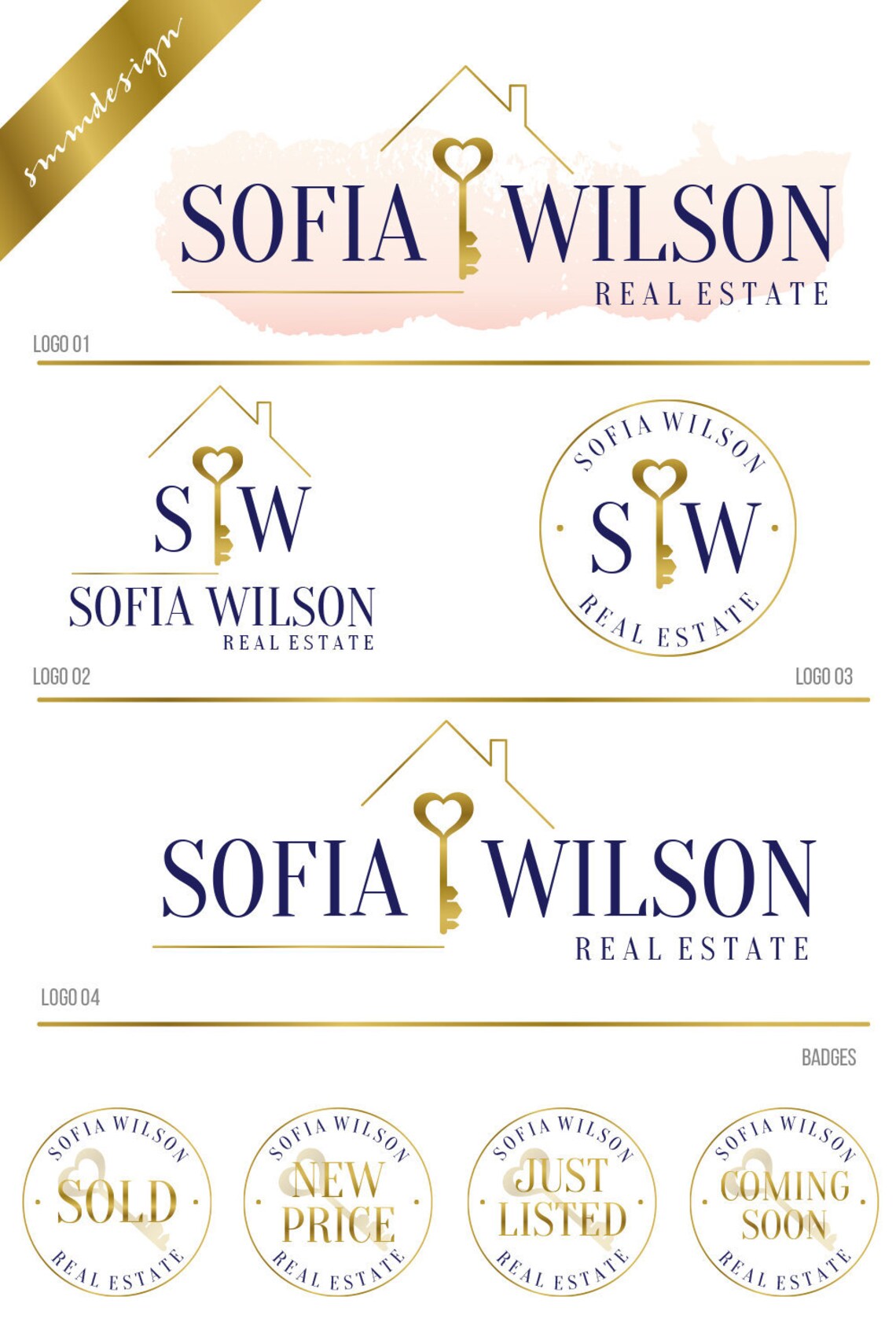 Key Logo Real Estate Logo Design House Logo Watermark - Etsy