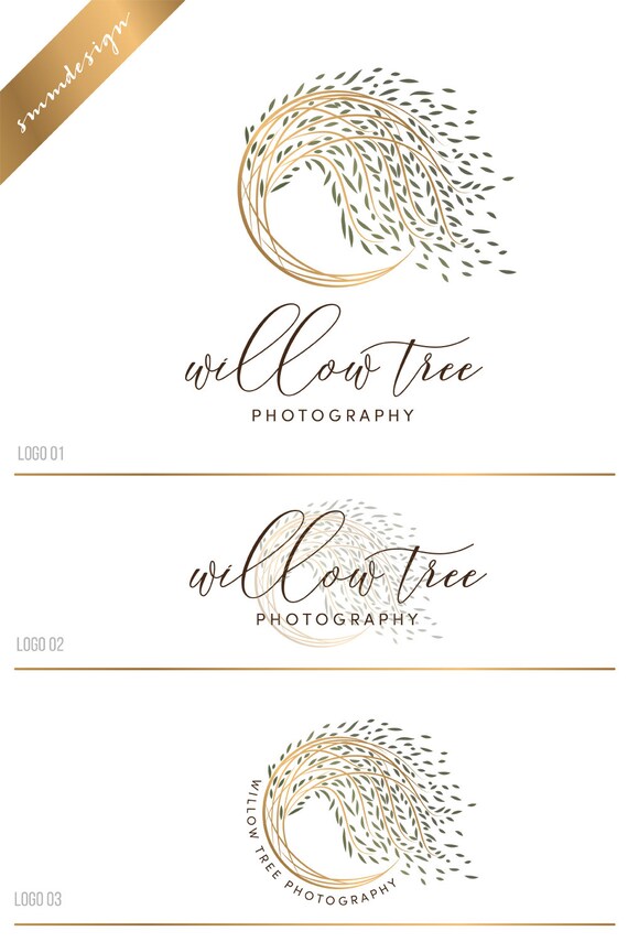 Tree Logo Design Willow Tree Logo 273 | Etsy
