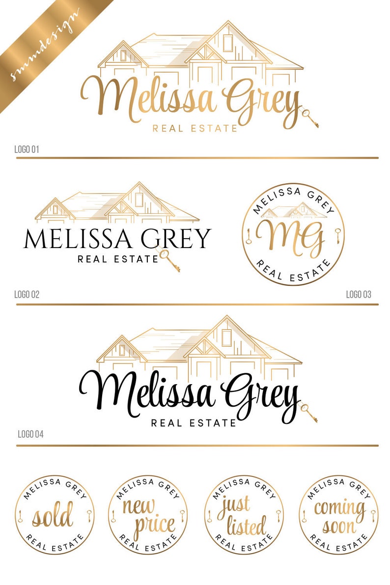 Real Estate Branding Custom Logo Realty Logo Classic House - Etsy