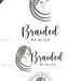 Braiding Logo, Braids Logo, Hair Extension Logo, Wigs Logo, Hair ...