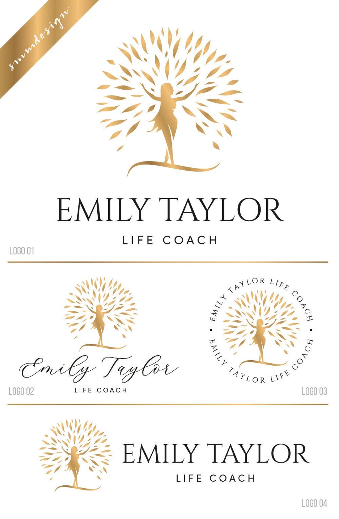 Tree Logo, Life Coach Logo, 549 - Etsy