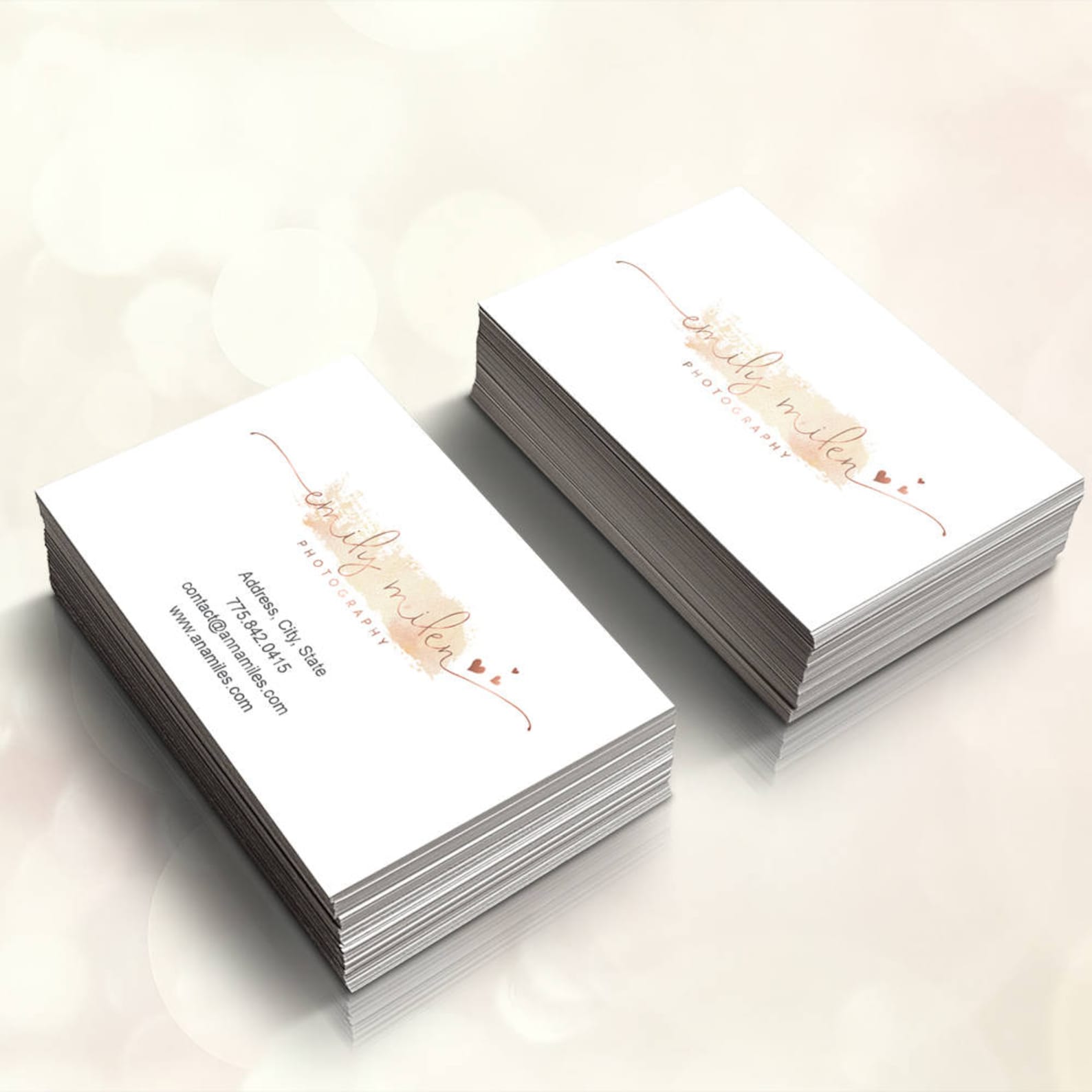 Add-on Business Card, Premade Business Card Template, Business Card ...