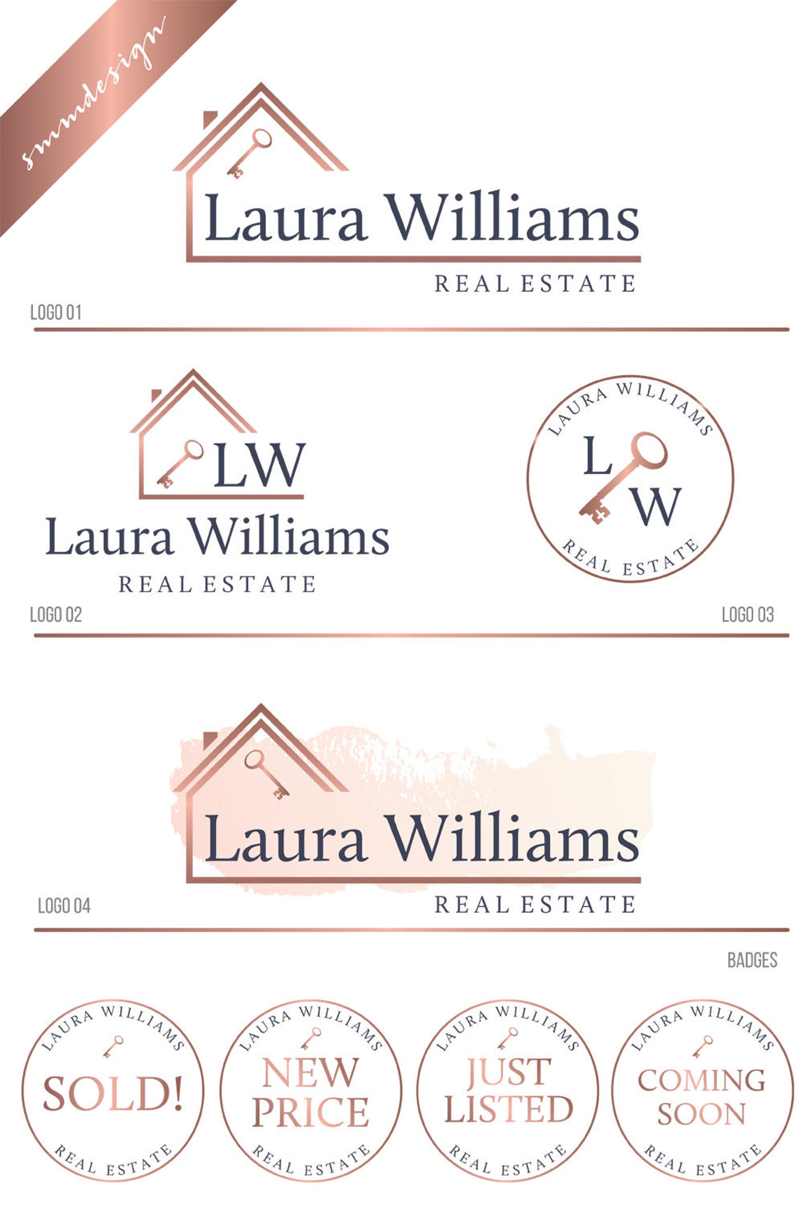 Realty Logo Real Estate Logo Design Real Estate Branding - Etsy